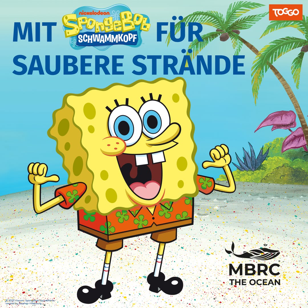 Müller x MBRC THE OCEAN: SpongeBob for Clean Seas
